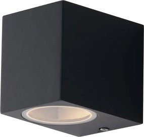 FAN I-QUBO-AP1 ANT Venkovní nástěnné svítidlo Qubo antracitové, 1xGU10, IP54, 9,3 x 8 x 6,7 cm - FANEUROPE