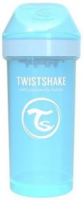 Twistshake Láhev s pítkem 360 ml Pastelově růžová