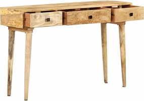 Konzolový stolek 115 x 35 x 76 cm masivní mangovníkové dřevo 320803