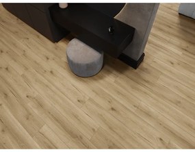 Mexen Buffalo, vinylová podlaha 1240x182 mm SPC 6,5 mm, IXPE 1,5 mm, 4stranná V-drážka, dub, F1007-1240-182-505-4V1-01
