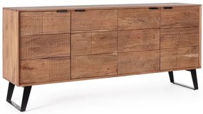 BIZZOTTO Příborník ISAR 175 cm hnědý