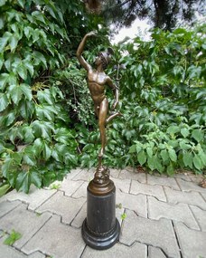 Bronzová soška socha Hermés