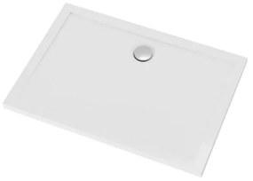 Polimat Obdélníková akrylátová sprchová vanička Lider 90x70 (100x70, 120x70) Barva: Bílá, Rozměry (cm): 120x70
