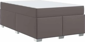 Rám postele Šedá 120 x 200 cm PVC 3399236