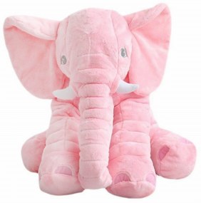 Bestent Plyšový měkký slon 45 cm, růžový