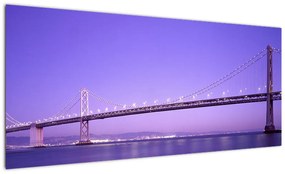 Obraz dlouhého mostu (100x40cm)