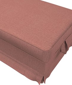 Potah na podnožku Ektorp Bromma barva hnědá látka pletený vzor