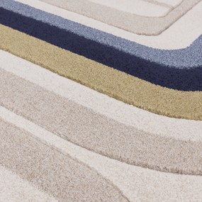 Tribeca Design Kusový koberec Furla Contour Blue Rozměry: 160x230 cm