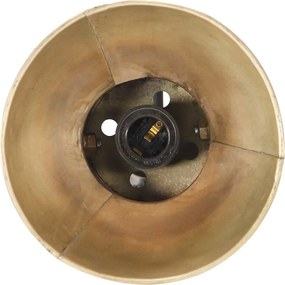 Podlahová lampa se 2 svítidly mosazná E27 litina 320584