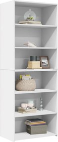 Skříň highboard bílá 70 x 41 x 185 cm kompozitní dřevo 3281687