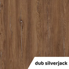 Výškově nastavitelný stůl OfficeTech Long, 240 x 80 cm, bílá podnož, dub silverjack