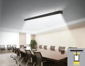 Sinclair Lighting Lineární LED svítidlo SINCLAIR LSM 32W UGR19 40W/50W 3640-6000lm 3000K/4000K/5000K 150cm černá