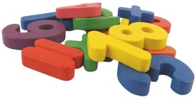 Puzzle dřevěné třídicí bloky čísel barvy 1003