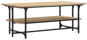Konferenční stolek dub sonoma 100x50x40 cm kompozitní dřevo - Default Title