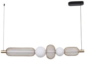 Zuma Line MD2596-5B-3BGT- LED Lustr na lanku SARR 27W/230V 3000-5700K zlatá + DO MD2596-5B-3BGT