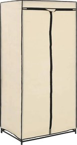 Šatní skříň krémová 75 x 50 x 160 cm 282439