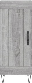 vidaXL Příborník 34,5 x 34 x 90 cm kompozitní dřevo [830442] Barva: bílá s vysokým leskem