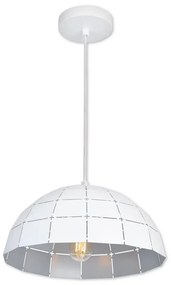 Top Light Top Light Apolo 40B - Lustr na lanku 1xE27/40W/230V bílá/stříbrná TP1606
