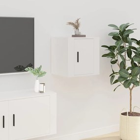Nástěnná TV skříňka bílá 40 x 34,5 x 40 cm