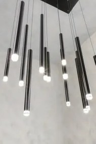 Redo Závěsné LED svítidlo MADISON, d. 40 cm Barva: Černá