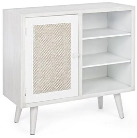 BIZZOTTO bílá komoda MONTIEL 1DO-3SH 0744882