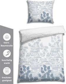 Florella Flanelové povlečení Barlin Jeans Rozměr: 70x90 + 140x200 cm