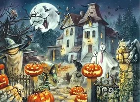 Ravensburger Dětské puzzle Halloweenský dům / 300 dílků / od 12 let