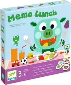 DJECO Hra Memo Lunch / Paměťová hra / 24 žetonů