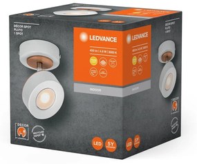 LED nástěnné svítidlo 4,8 W DECOR SPOT PLUTO, teplá bílá