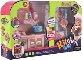 TEDDIES Kuchyňka s doplňky v krabici / Dětská kuchyňka / plast / od 3