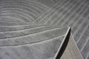 BE Koberec Zen Garden Collection 2403 GREY - šedý obdélníkový Rozměr: 60x100 cm
