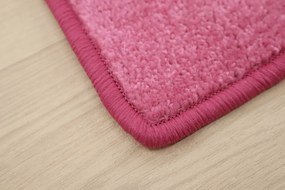 Vopi koberce Kusový koberec Eton růžový 11 čtverec - 180x180 cm