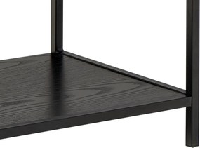 Knihovna Seaford III 114 cm černá