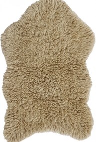 DOPREDAJ: 75x110 tvar kožešiny cm Vlněný koberec Woolly - Sheep Beige, 75x110 tvar kožušiny, béžová, detská izba, Lorena Canals