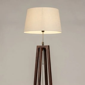 Stojací designová lampa Paola Bianco and Dark Brown