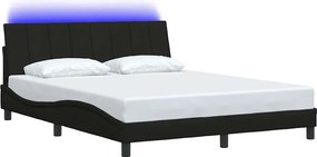 Rám postele bez matrace Hanko černý 160 x 200 cm textil 3310470