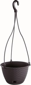 PRO Květináč závěsný SPLOFY ROUND W antracit 27cm