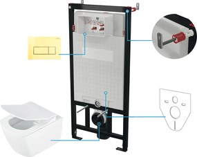 Deante WC set Anemon 6v1, podomítkový systém + toaleta -