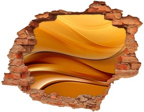 Wallmuralia Díra 3D fototapeta nálepka Vlny pozadí 90x70 cm