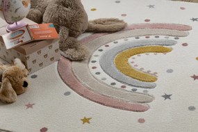Koberec KIDDO 5151 bílý / světle šedý