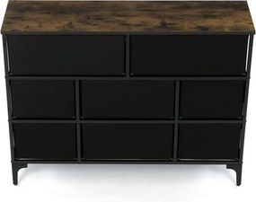 Komoda AUK-W2104 BK, mdf, vícebarevná (103 x 30) cm
