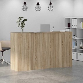 Recepční stůl dub sonoma 180x50x103,5 cm kompozitní dřevo 3324171