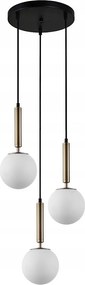 Závěsná lampa Ravena PND-2324-3A Gd+opal Italux