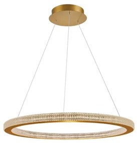 LED lustr Fiore 80 zlaté