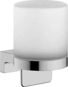 Hansgrohe AddStoris S - Dávkovač mýdla s držákem, matné sklo/chrom 41765000