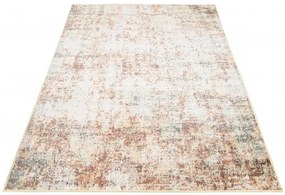 Kusový koberec MIA 5221C Moderní abstraktní krémový zlatý Rozměr: 120x170 cm