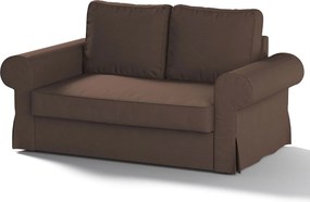 Potah na pohovku IKEA Backabro 2-místná, rozkládací barva hnědá látka pletený vzor