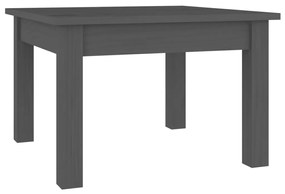 814226 vidaXL Konferenční stolek šedý 45 x 45 x 30 cm masivní borové dřevo