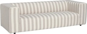 Béžová/krémová žinylková pohovka 220 cm Lisa – Ellos Home