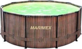 Eoshop Bazén Marimex Florida 3,05x0,91 m se skimmerem - motiv TEAK